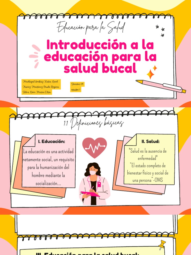 Equipo#1_Introducción a la educación para la salud bucal | PDF ... Equipo#1_Introducción a la educación para la salud bucal | PDF ...