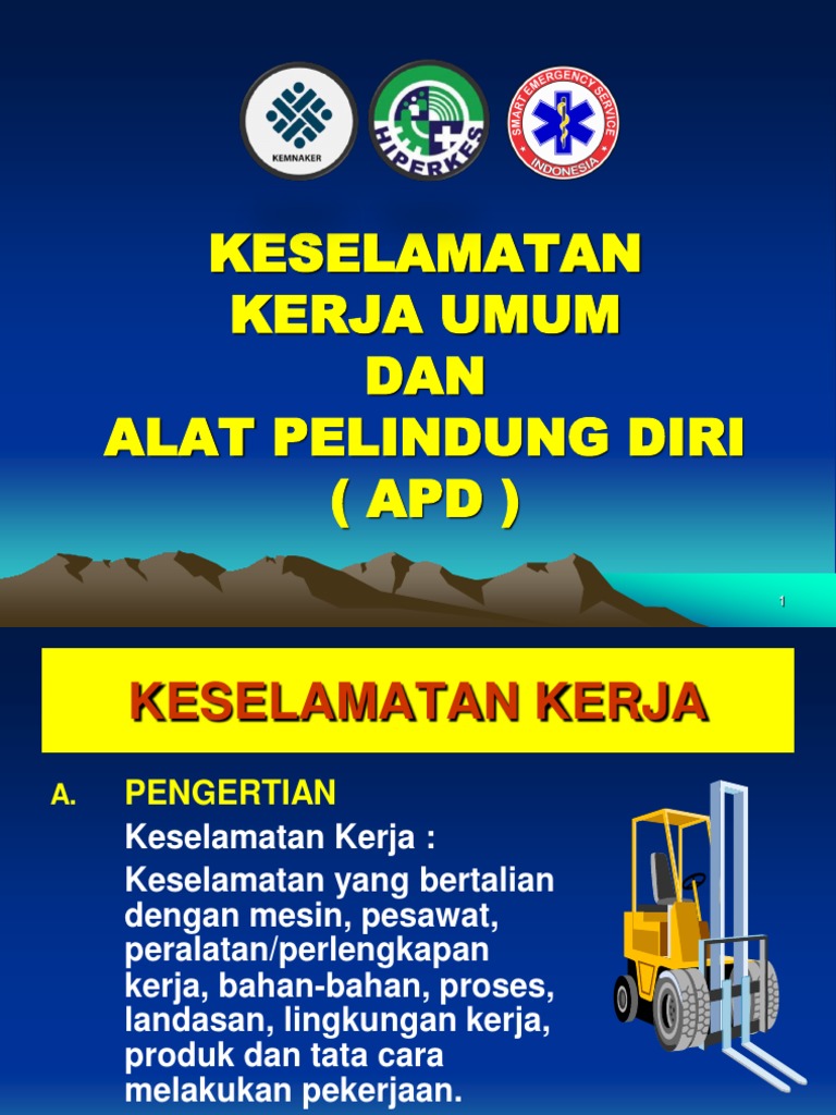 Keselamatan Kerja Umum Dan APD | PDF