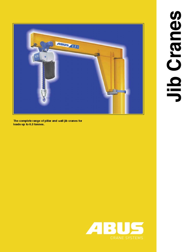 Abus Jib Cranes | PDF | Crane (Machine) | Electrical Connector