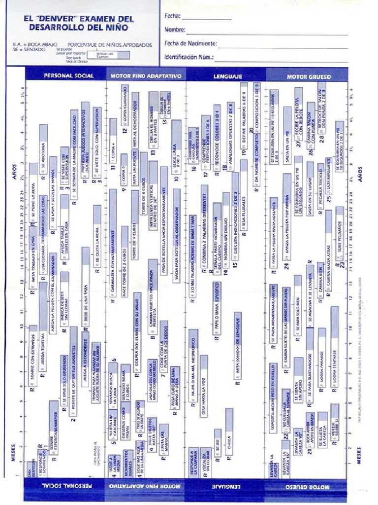Escala de Denver | PDF