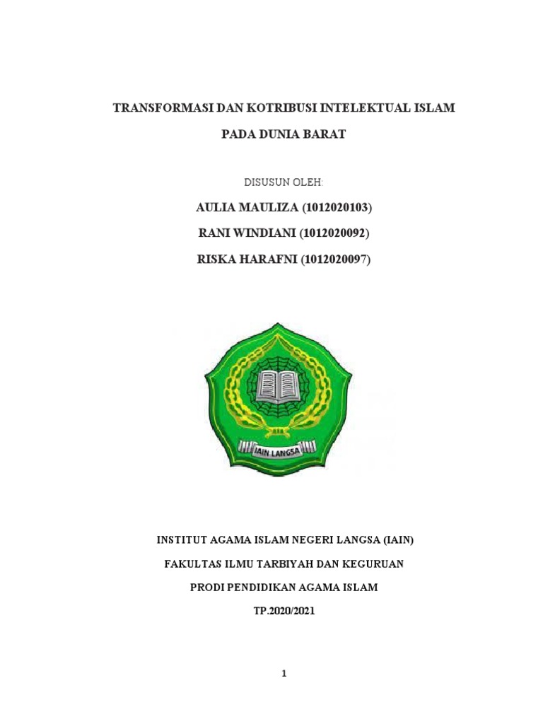 Makalah TRANSFORMASI | PDF