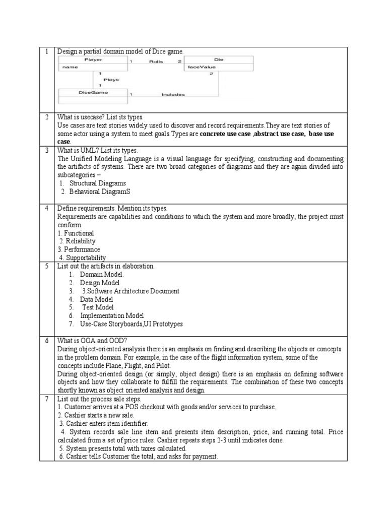 Ooad Internal 1 Anskey 2019 | Download Free PDF | Use Case | Software Development
