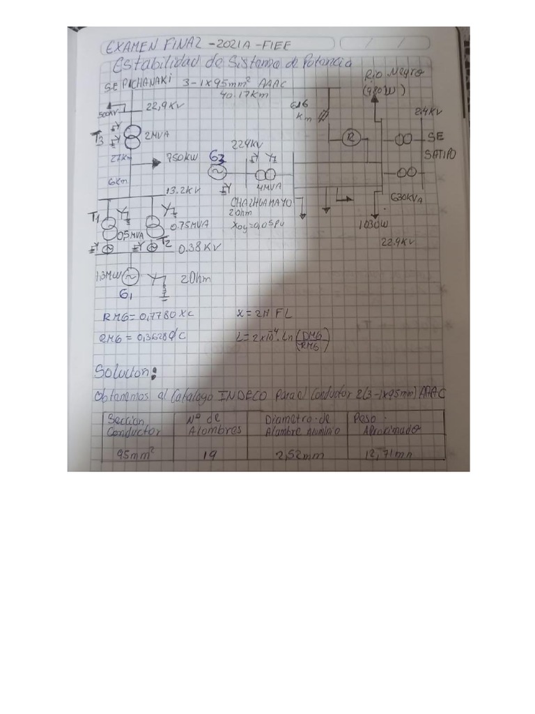Sullon Li Jaime Franksue - Examen Final Estabilidad | PDF