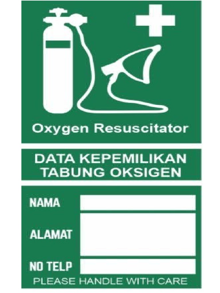 Label Oksigen | PDF