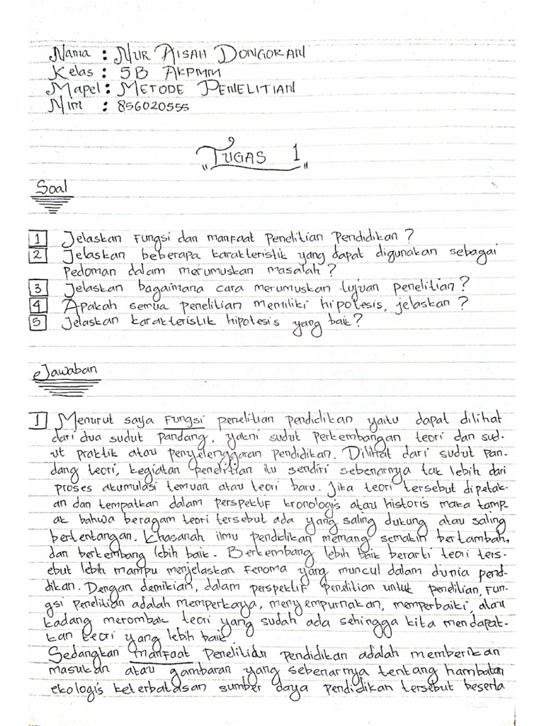 tt1 Metode Penelitian | PDF