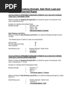 SWL Calculation | PDF