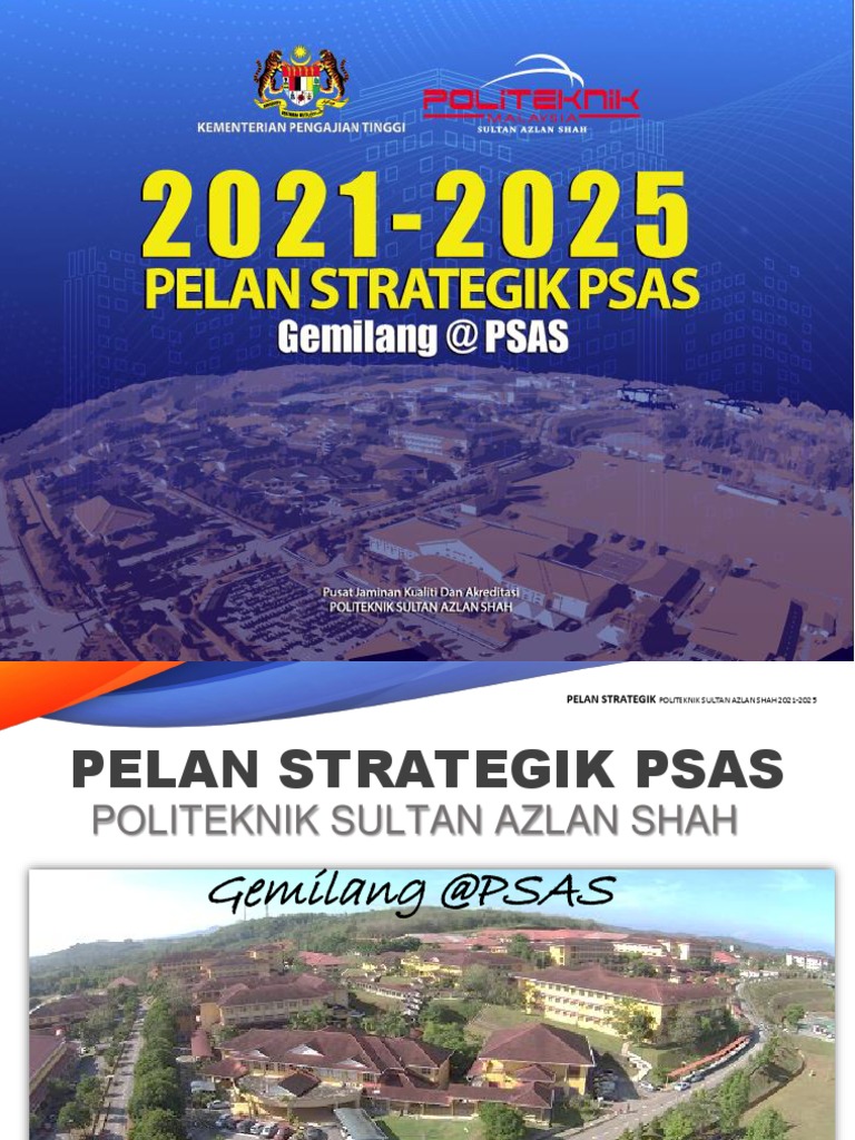 Pelan Strategik Psas 2021 2025 Updated Julai 2021 Pdf