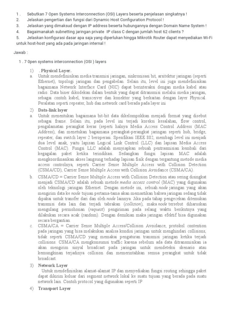 Tugas Jarkom 14 | PDF