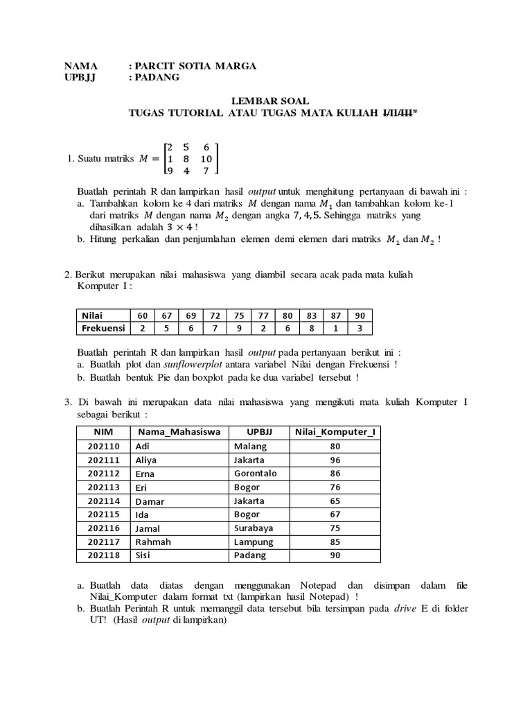 Tugas2 Komputer 1 | PDF | Metode & Bahan Ajar | Komputer