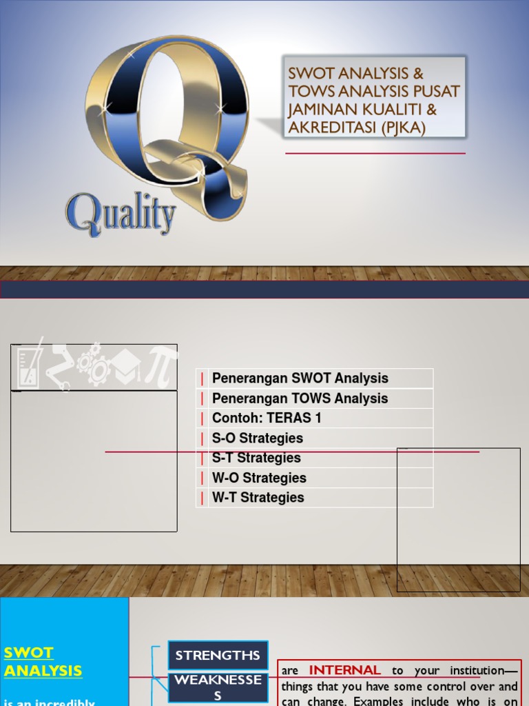 Strategi TOWS untuk PSAS: Analisis SWOT | PDF