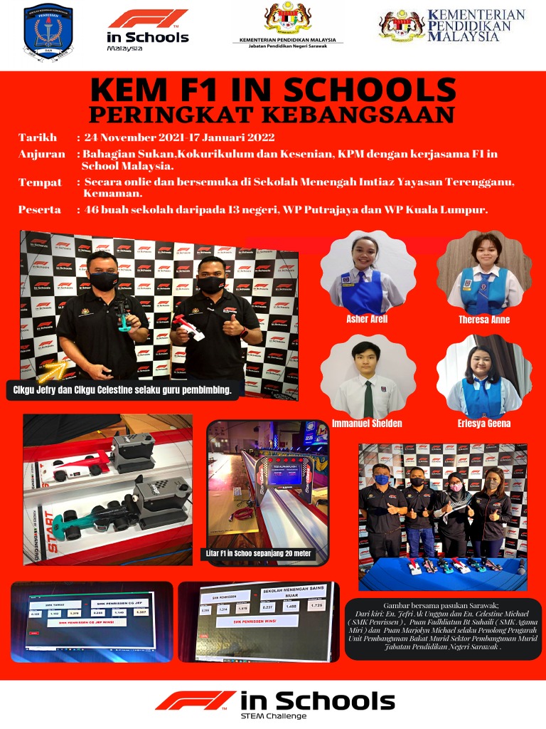 Poster F1 in School (16 × 24 In) | PDF