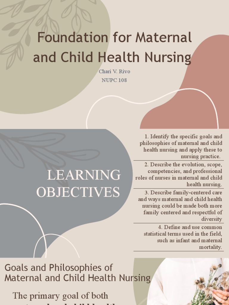 Foundation For Maternal and Child Health Nursing | PDF | Maternal ...