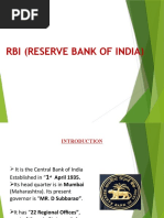 Reserve Bank of India | PDF | Reserve Bank Of India | Banks