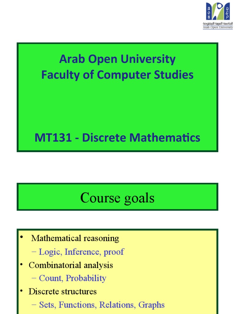 Discrete Math: Logic & Operators | PDF | Logic | First Order Logic