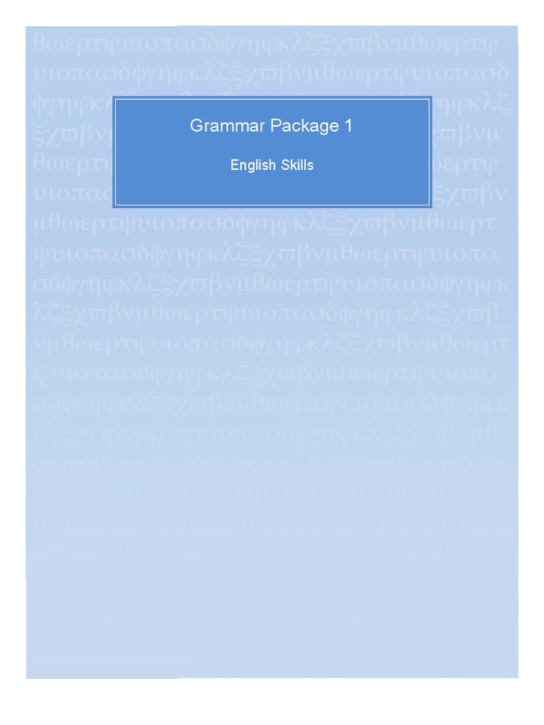Grammar Analogies Practice Exercises | PDF
