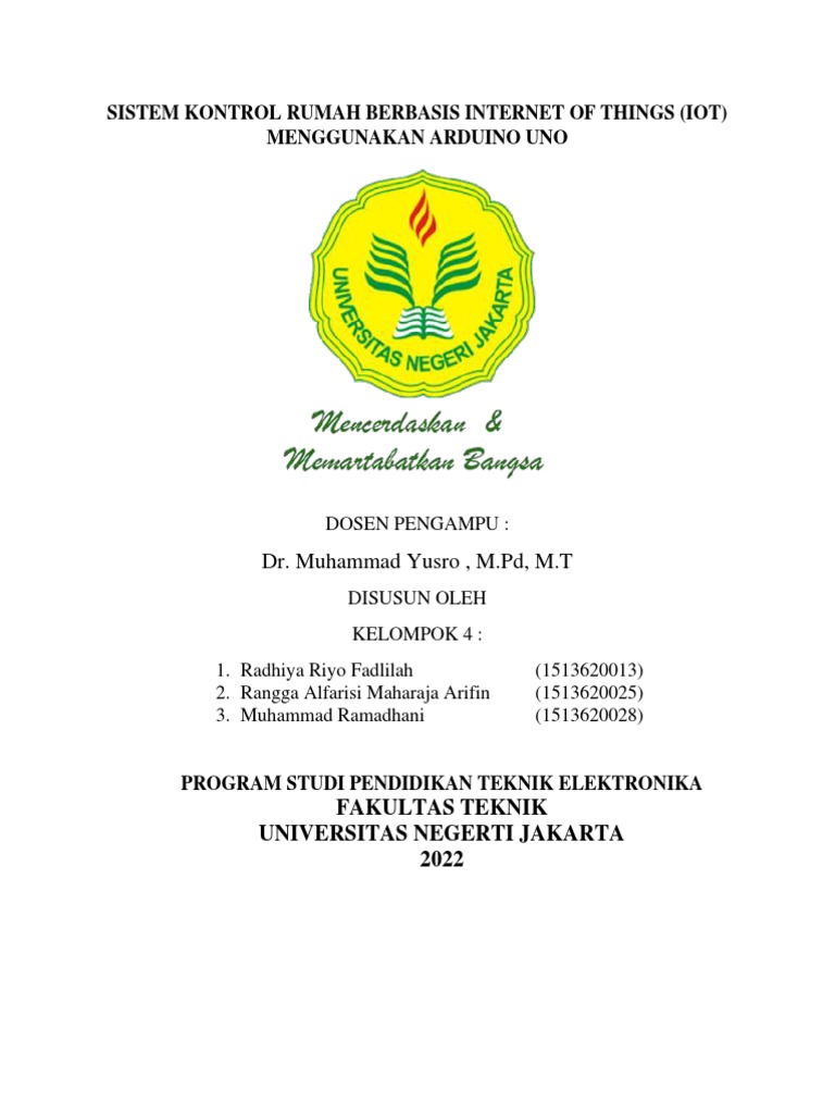 Sensor Berbasis IOT - Kelompok 4 - Sensor Dan Transduser | PDF | Bisnis ...