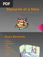 Elements of A Short Story - PPT - AutoRecovered | PDF
