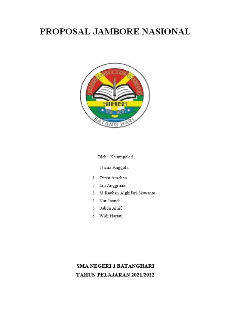 Proposal Jambore Nasional | PDF