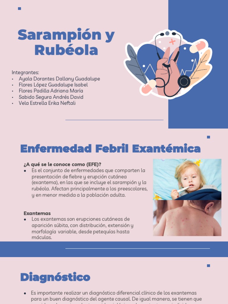 Sarampión Y Rubéola Pdf Sarampión Epidemiología 2457