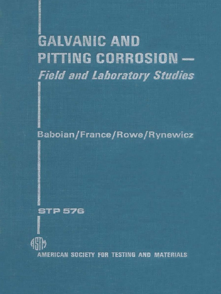STP 576-1976 | PDF | Corrosion | Electrochemistry