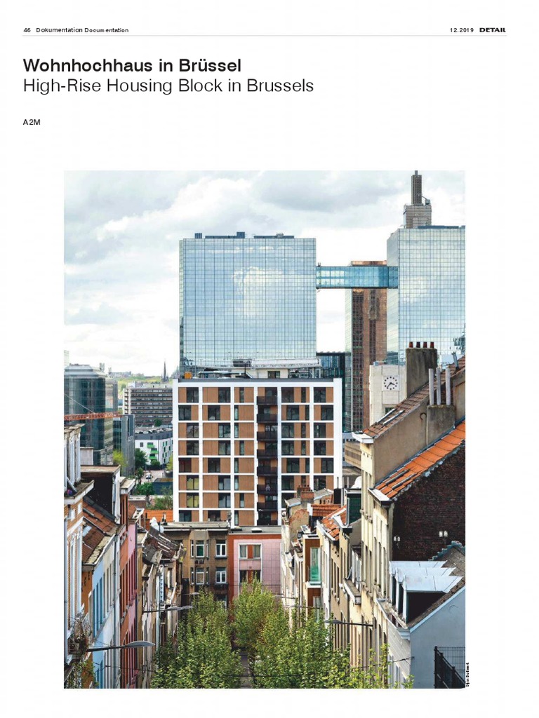 Detail - 2019 (n.12) - High-Rise Housing Blocks in Brussels | PDF