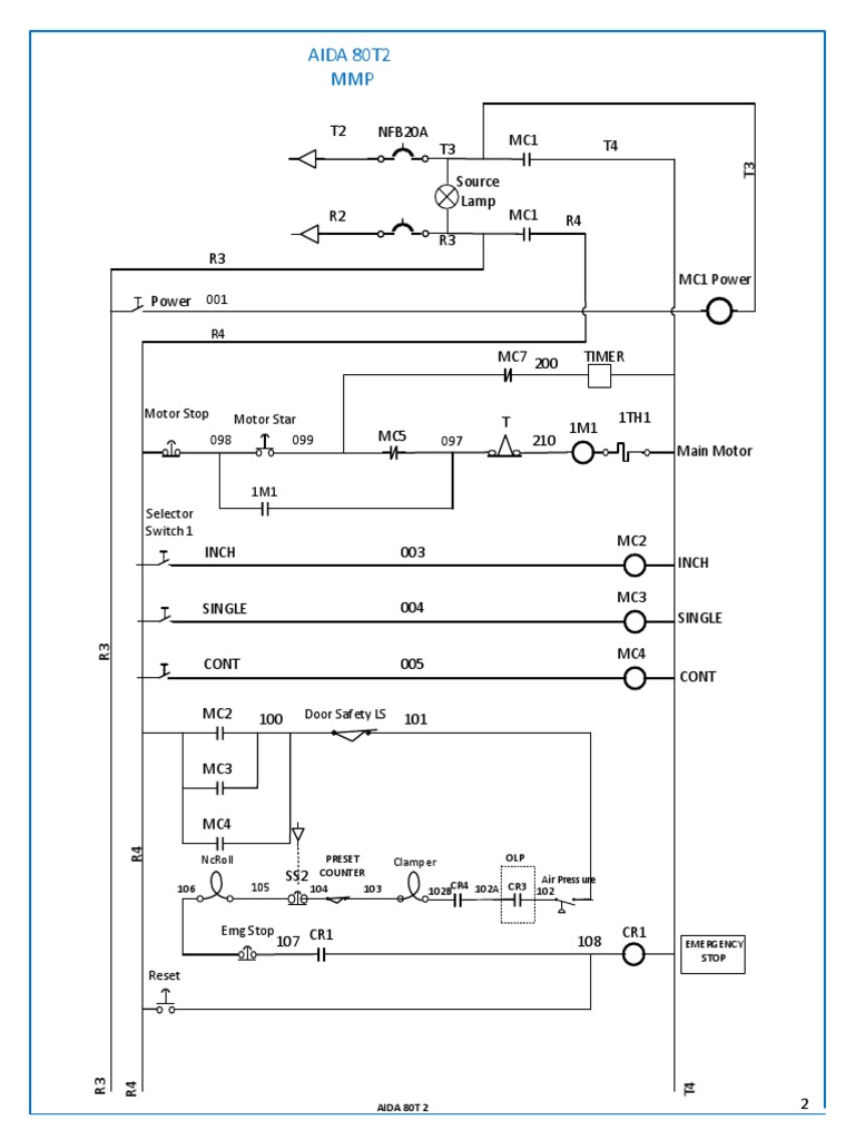 Aida MMP 80T 2 | PDF | Electrical Engineering | Electrical Wiring