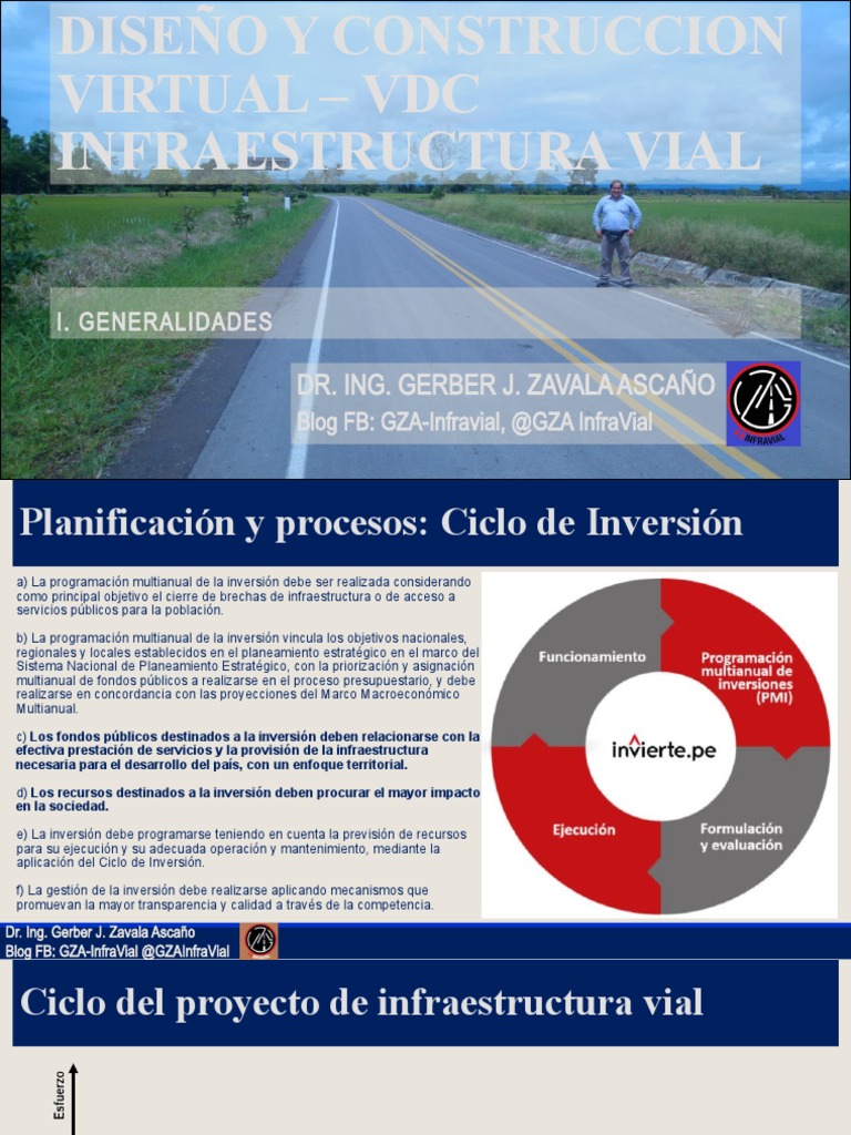 VDC Infraestructura Vial | PDF | Infraestructura | Planificación