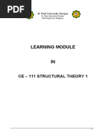Structural Theory | PDF | Structural Analysis | Bending