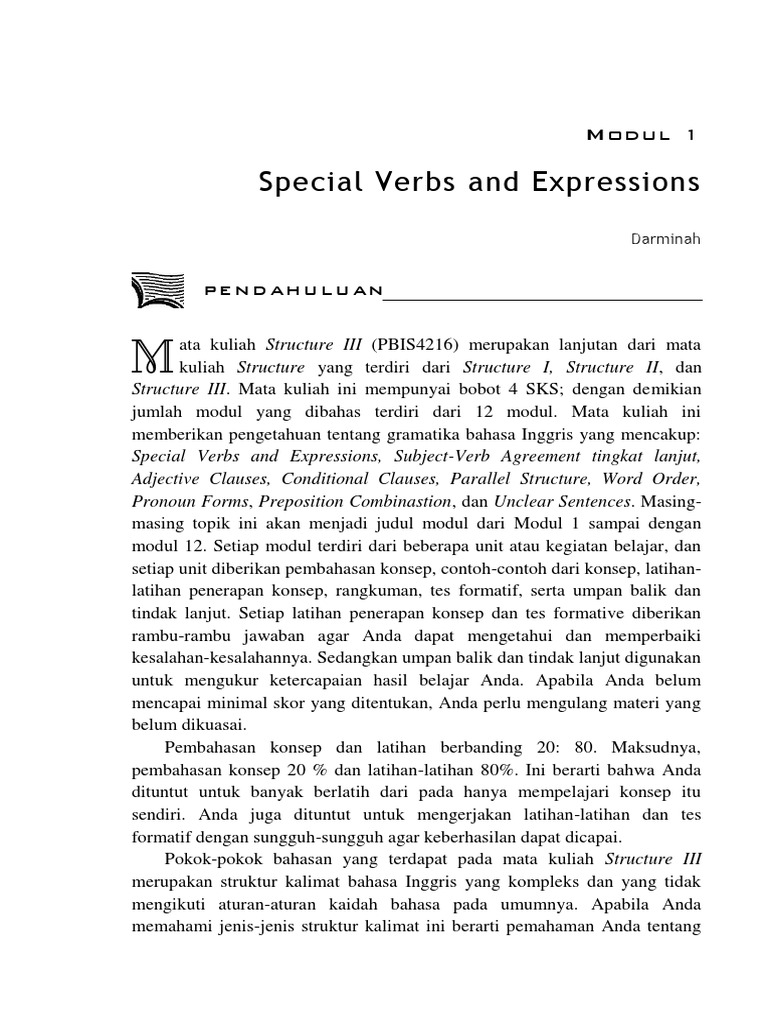 Materi Tentang Verb | PDF | Karier & Perkembangan | Seni & Disiplin Bahasa