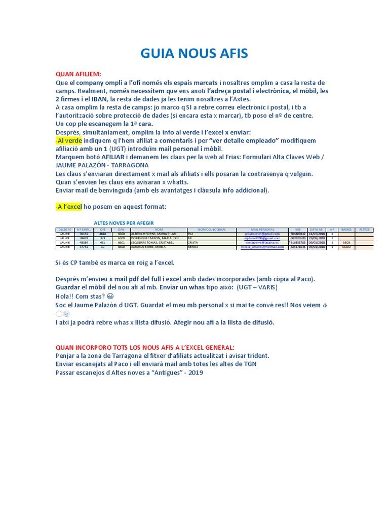 Guia Nous Afis 2020 | PDF