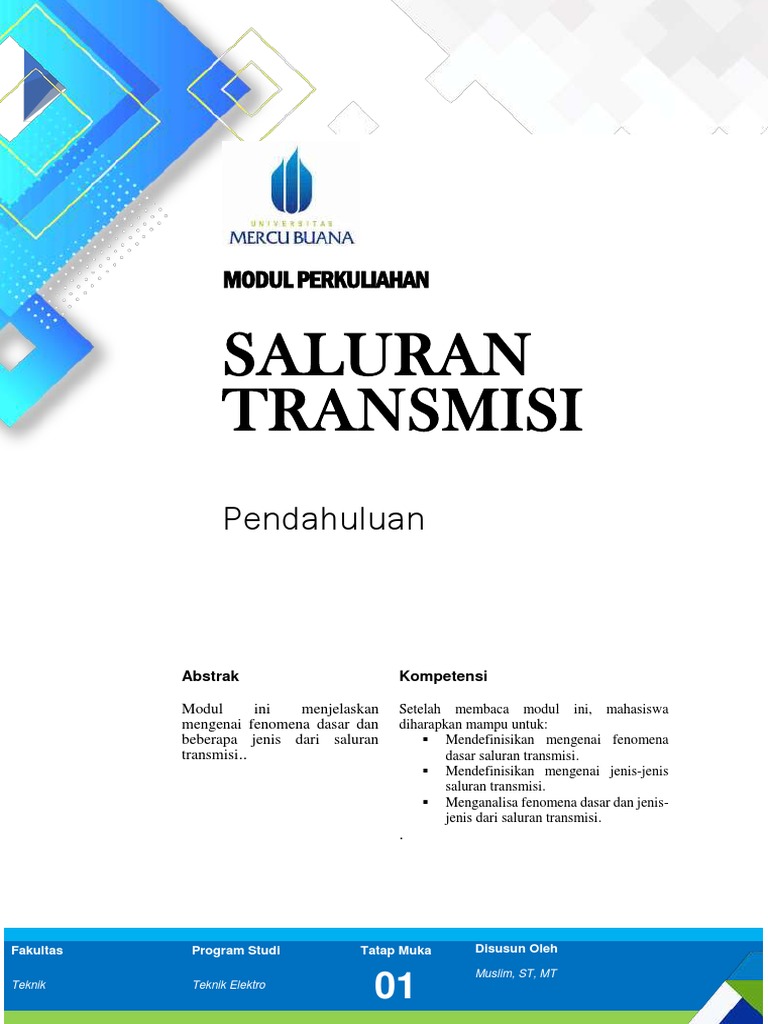 Saluran Transmisi: Fenomena dan Jenis | PDF