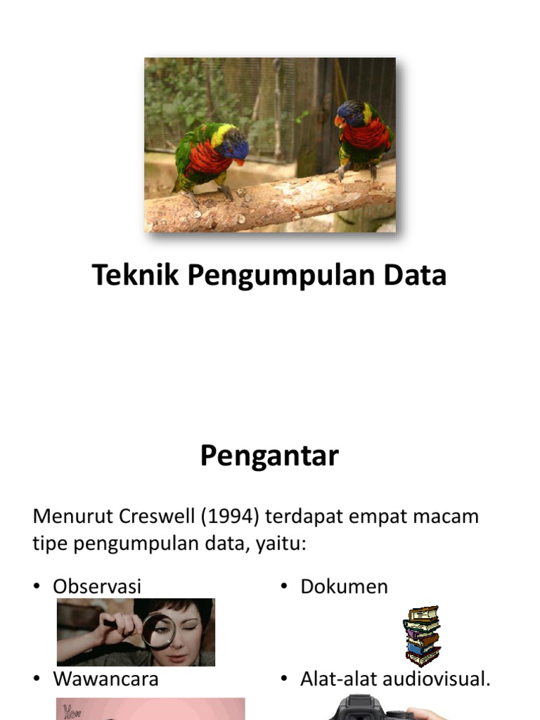 Teknik Pengumpulan Data Fix | PDF