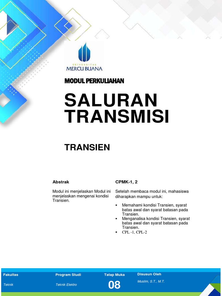 Modul - 08 Transien-1 | PDF