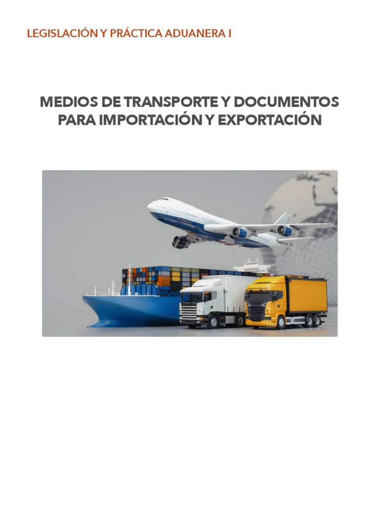 Medios de Transporte y Sus Documentos | PDF | Transporte | Transporte ferroviario