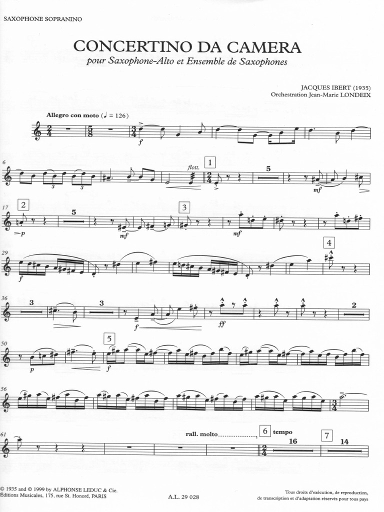 Ibert Ensemble | PDF