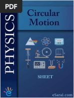Physics 9702 Paper 4 - Motion in A Circle | PDF
