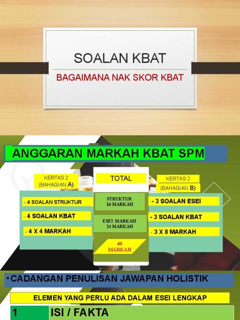Teknik Menjawab Kbat | PDF
