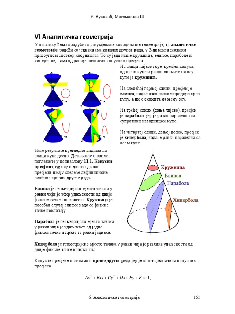 Analiticka Geometrija U Ravni | PDF