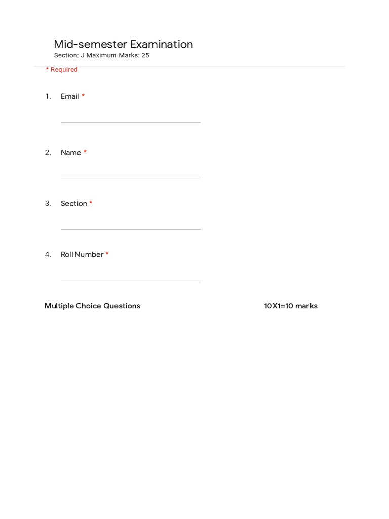 Mid Sem Question Paper Pdf C Class Computer Programming