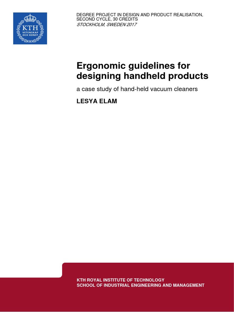 Hendheld Products Design Guide Lines | PDF