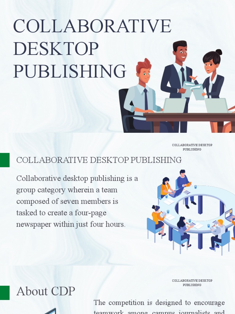 Collaborative Desktop Publishing | PDF | Publishing | Desktop Computer
