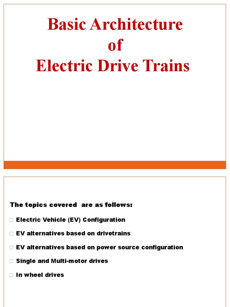 Electric Vehicle Architecture Overview | PDF | Electric Vehicle ...