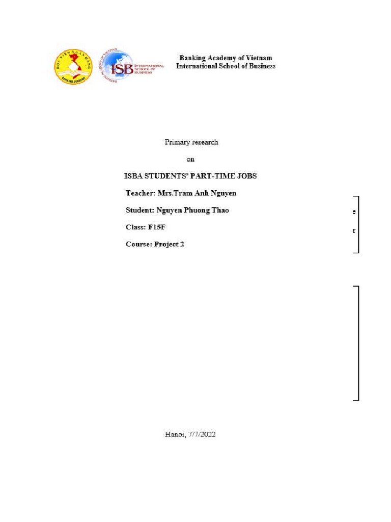 Final Project2 Banking-Academy-Autosaved | PDF | Survey Methodology | Employment