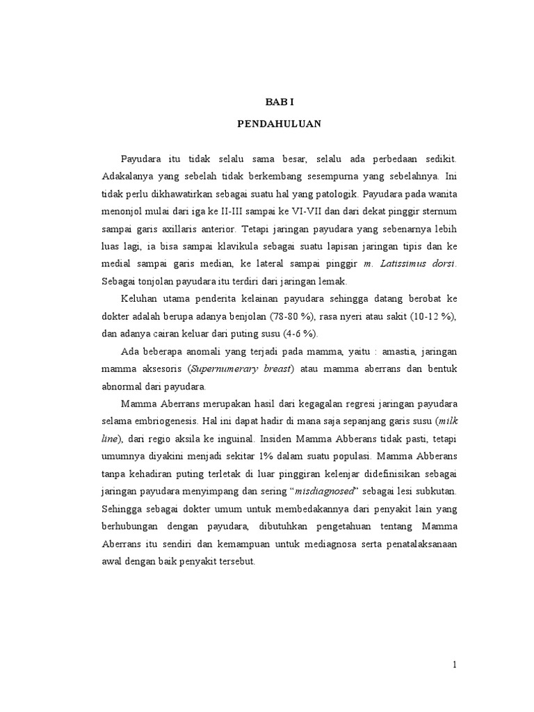 Makalah-Mammae-Aberans Fahmi | PDF