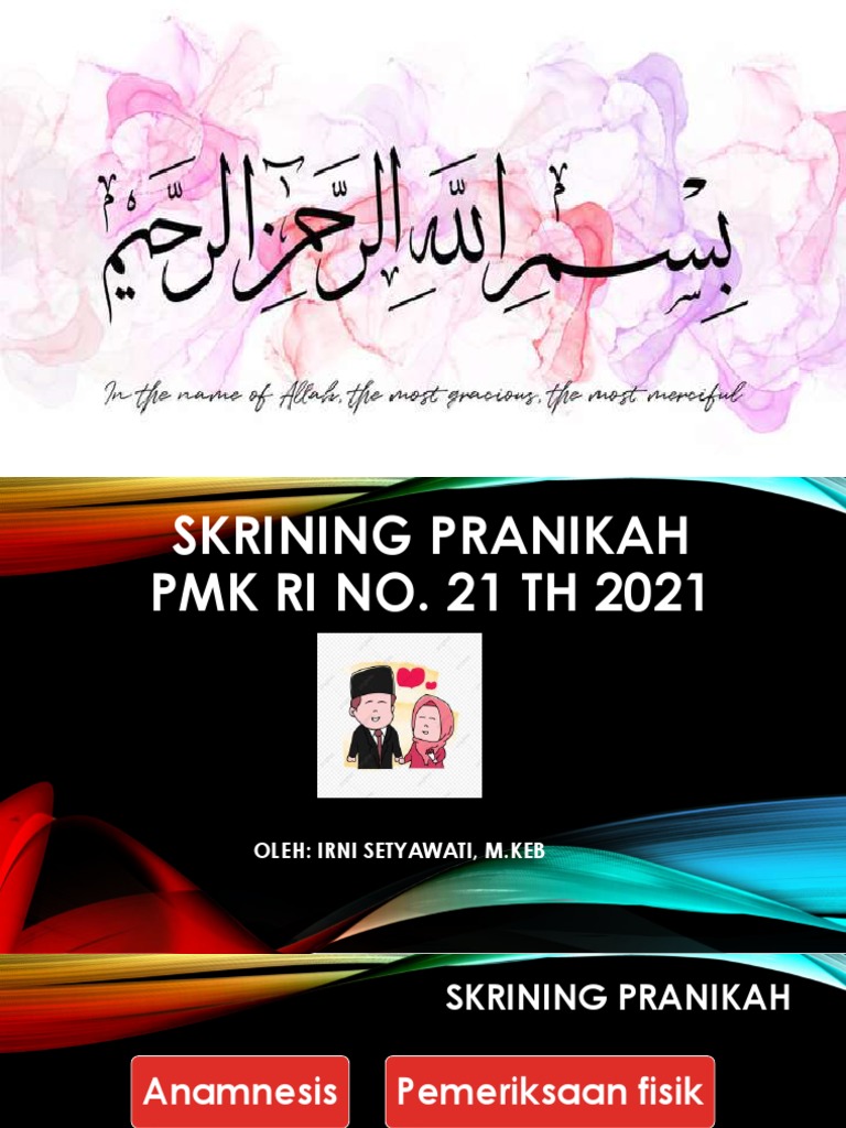 Skrining Pranikah | PDF