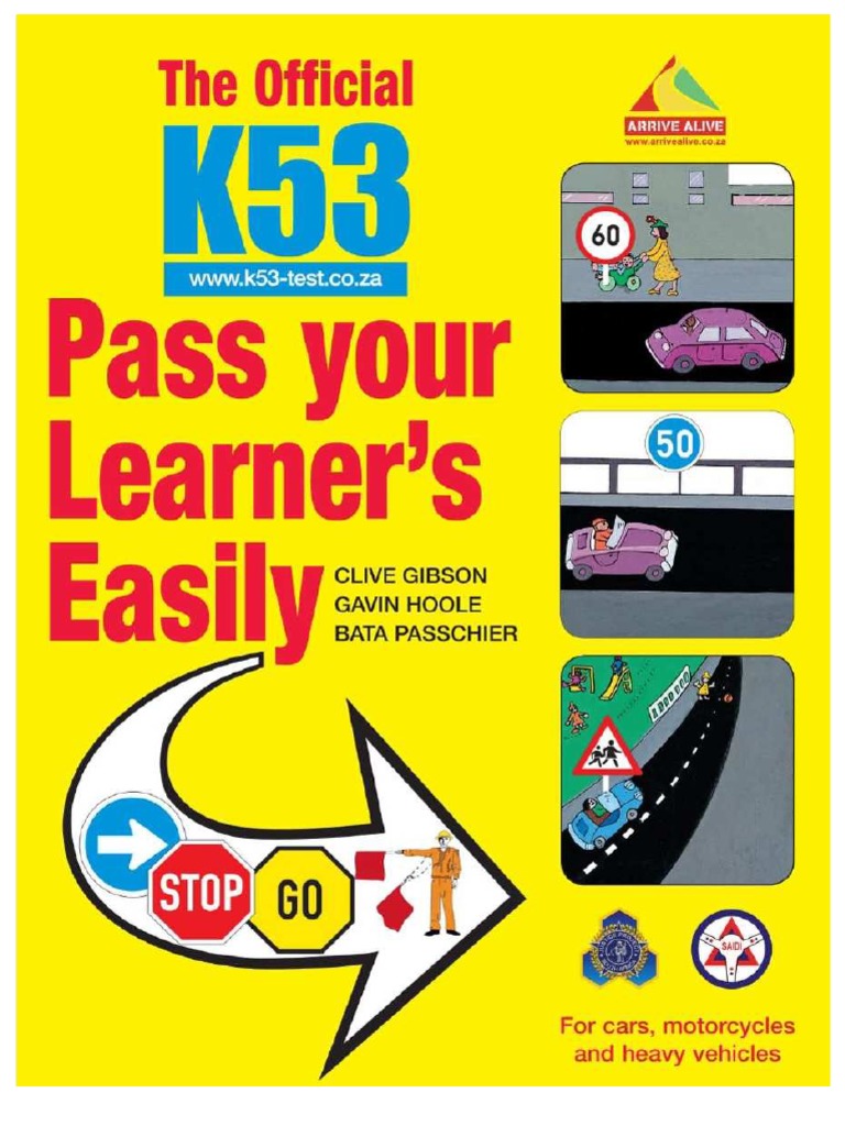 The Official k53 Pass Your Learnerx27s Easily Extract | PDF