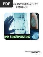 Dna Fingerprint Investigatory Project Class 12 | PDF | Dna Profiling | Dna
