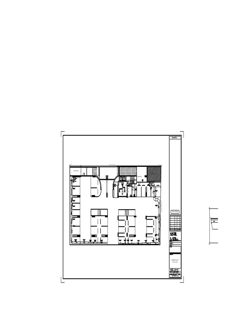 M - 01 Basment Floor - Hvac Layout (1) - Model | PDF | Structural ...