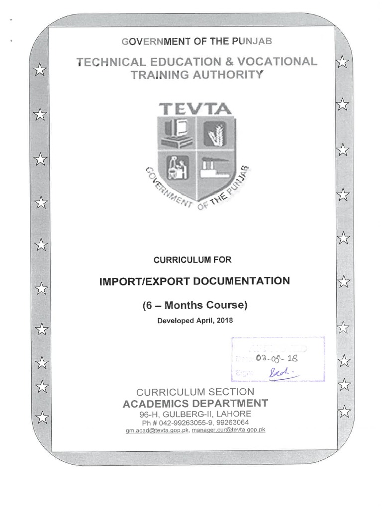 56 Import Export Documentation 0 Pdf