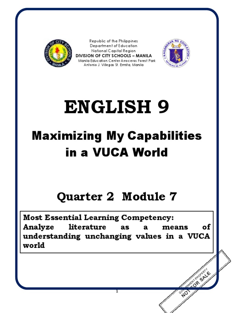 ENGLISH-9 Q2 Mod7 | PDF
